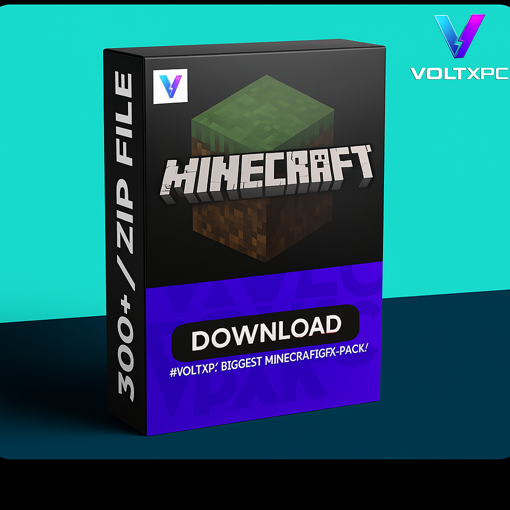 BIGGEST Minecraft GFX Pack 2025 | 300+ Files | VOLTXPC Exclusive – Voltxpc